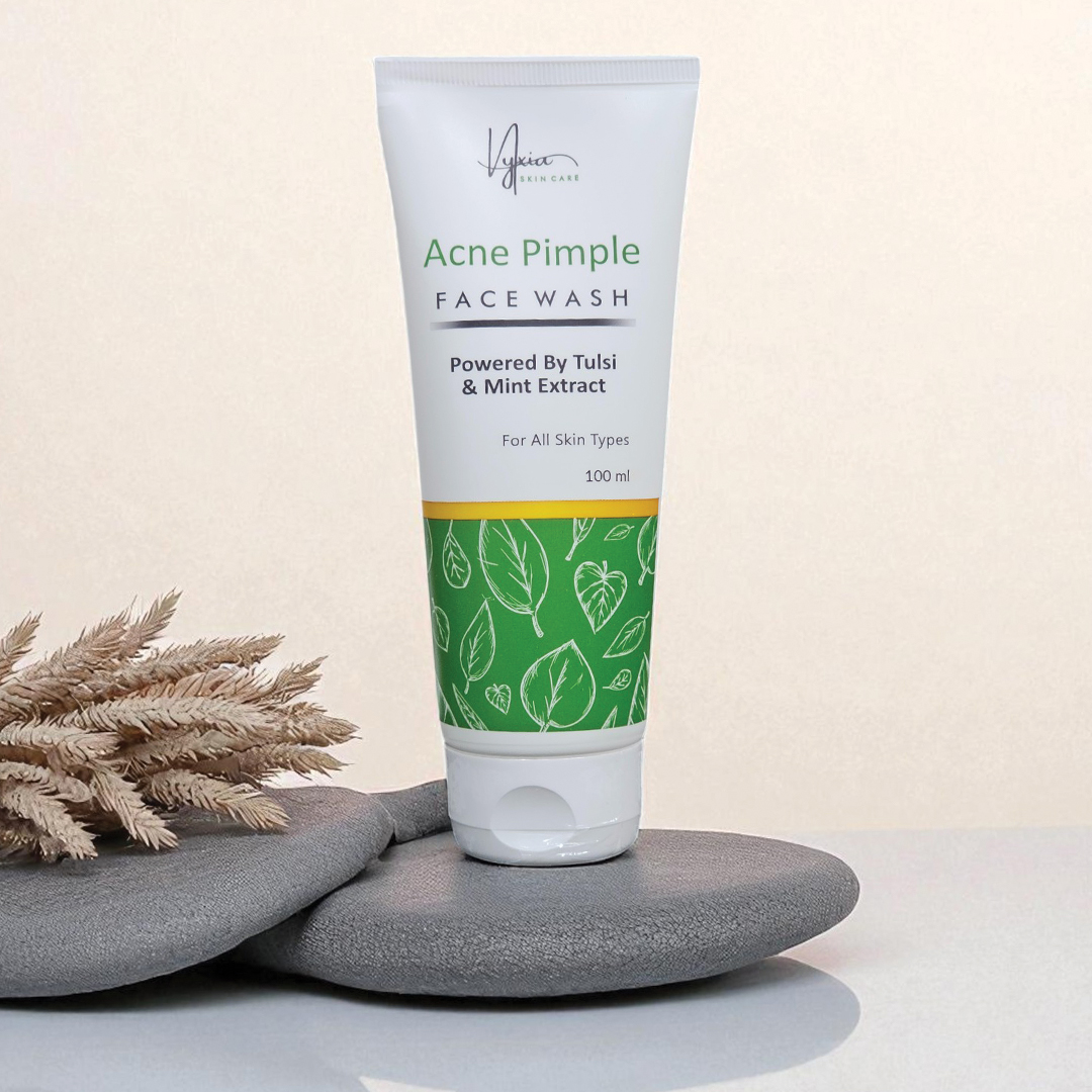 Acne Pimple Face Wash | Tulsi & Mint Extract | Nyxia Skin Care